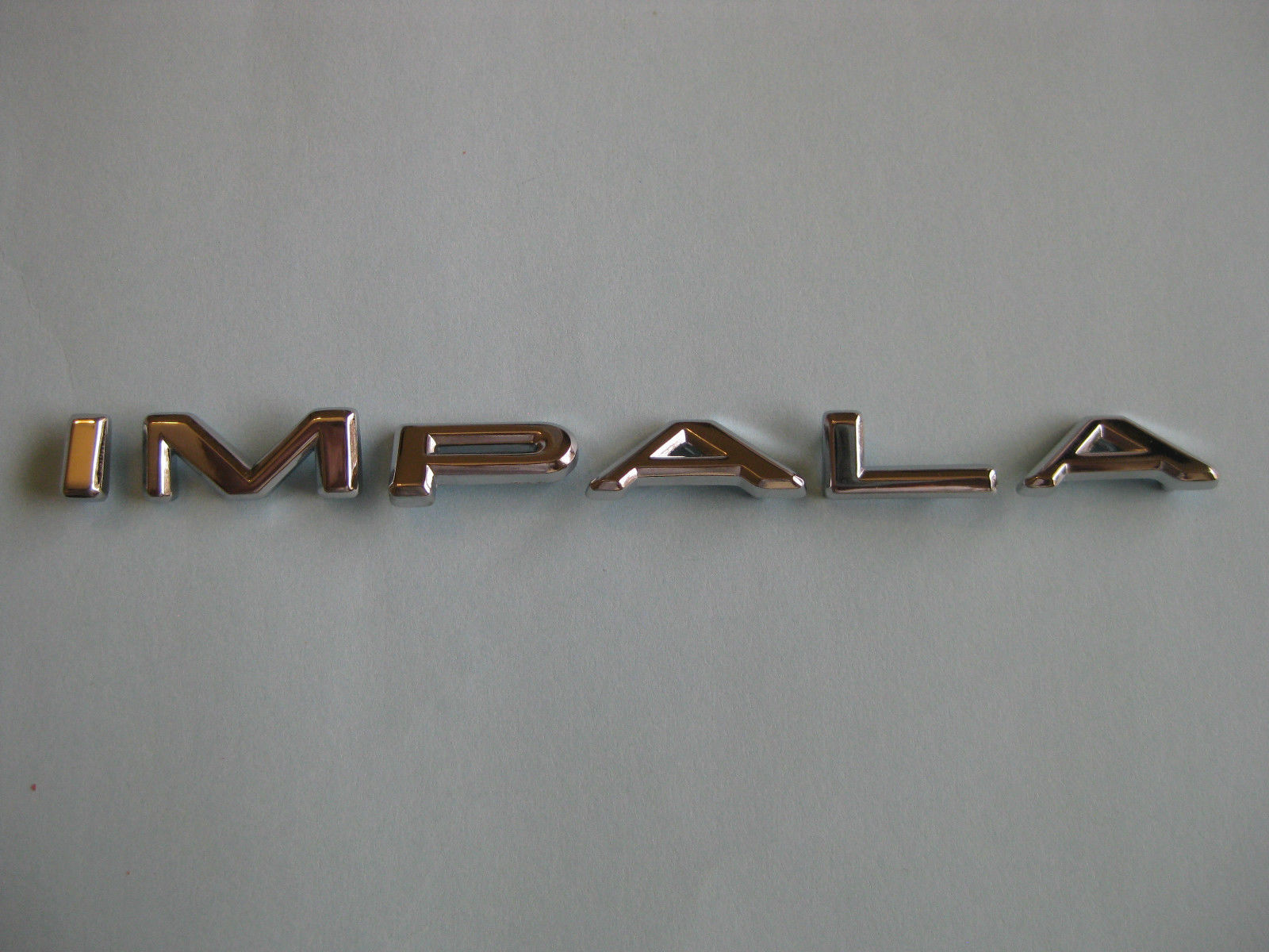 63 CHEV IMPALA LETTER QUARTER PANEL BADGE – thejalopyshop