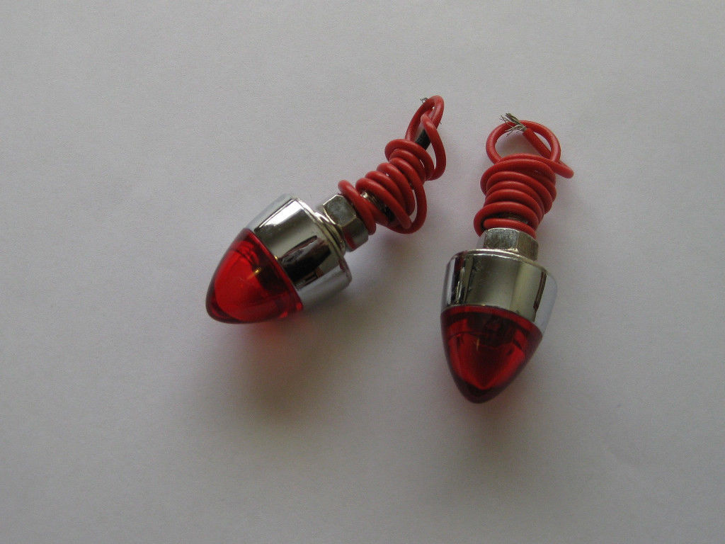 Red LED Bullet Number Plate Bolts – thejalopyshop